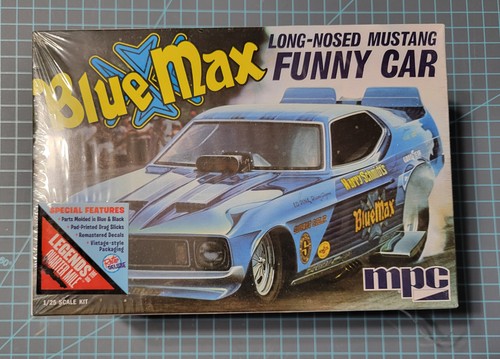 MPC Blue Max Ford Mustang Funny Car 1:25 Scale Plastic MPC Kit #MPC930 ...