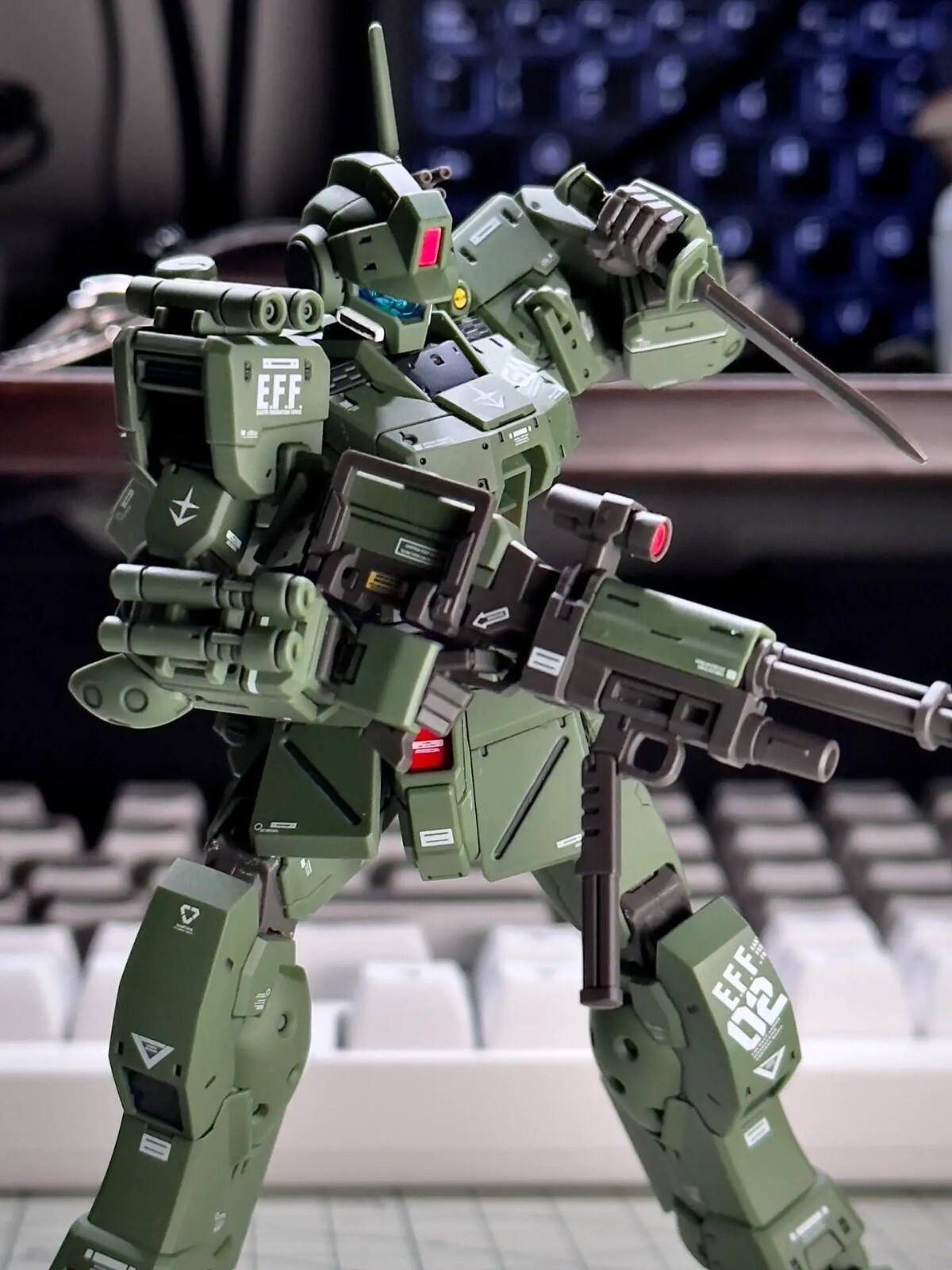 XFS HG 1/144 RGM-79S GM Spartan Assembly Model Kit Collection Action ...