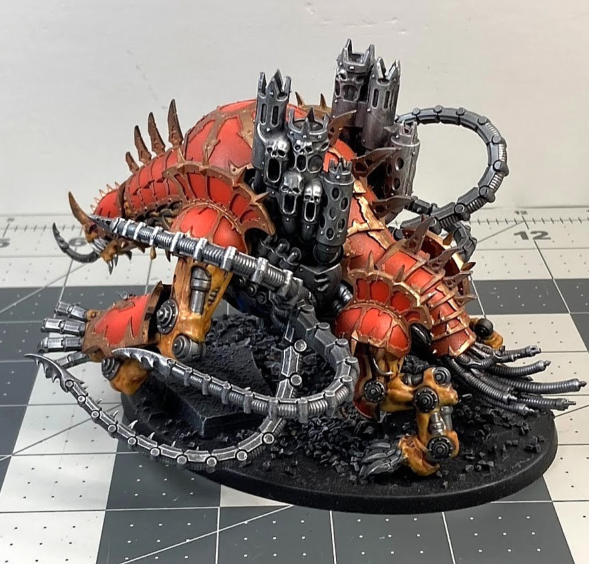 Warhammer 40K MAULERFIEND painted Khorne Chaos Space Marine forgefiend ...