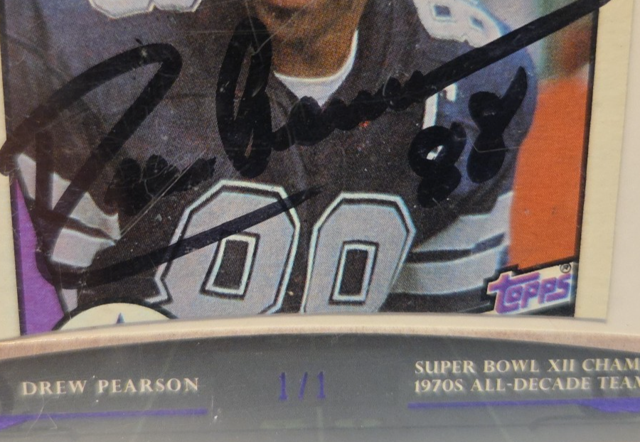 2011 Tri Star Signa Cuts Drew Pearson Auto Cowboys HOF 1/1 Autograph | eBay