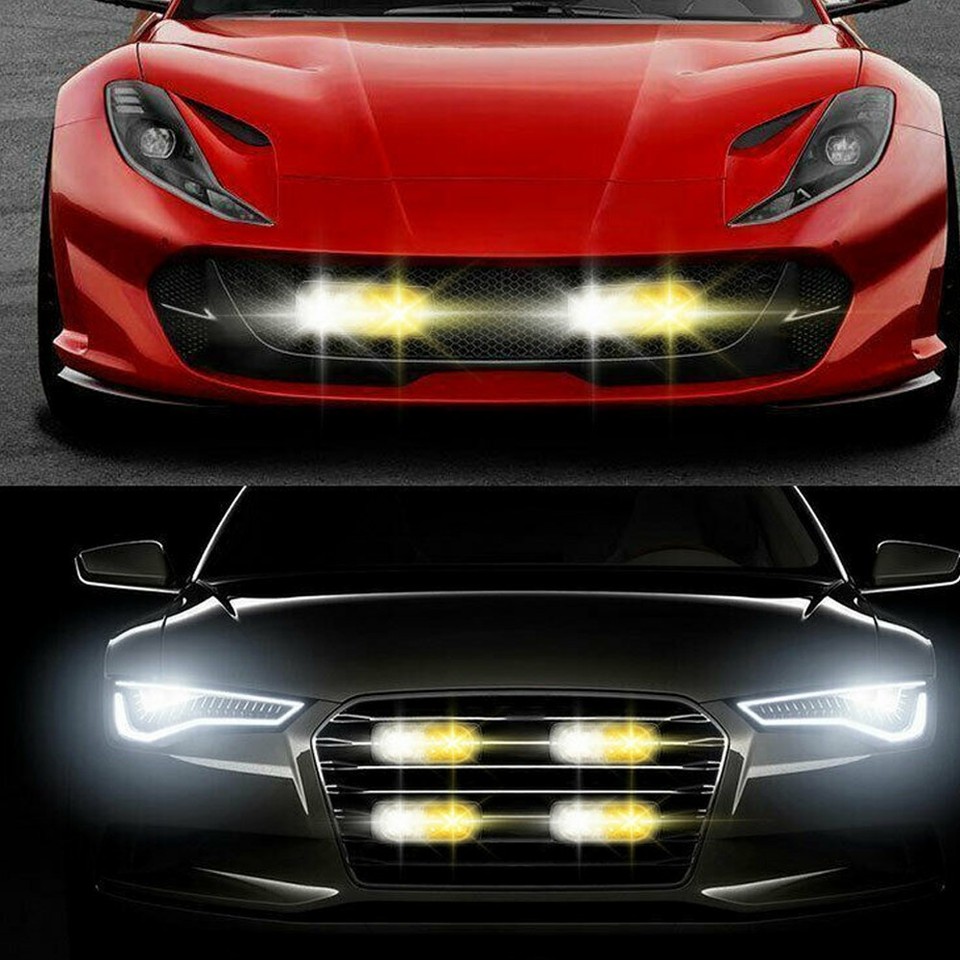 Strobe LED Bright Truck Light Car Beacon Hazard Foglights Flash Signal ...