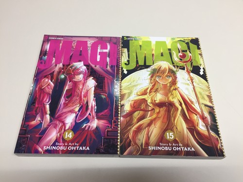 Magi the Labyrinth of Magic Volume 14 15 Manga English Vol Shinobu ...