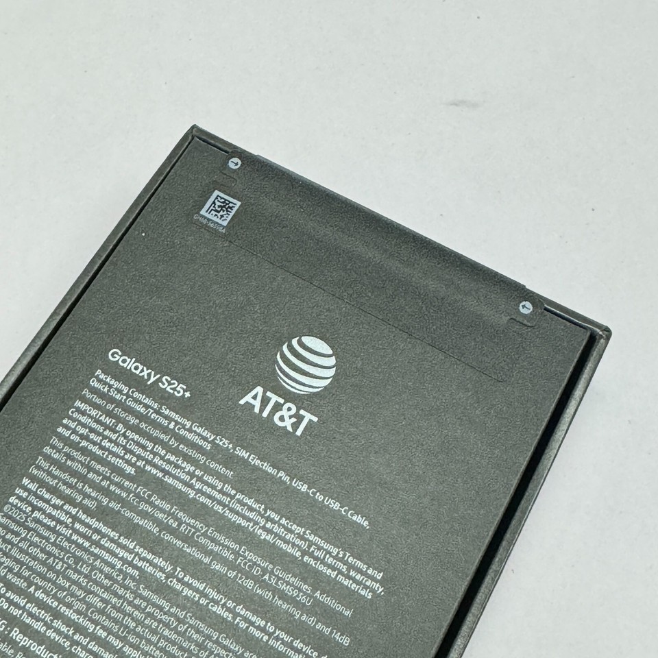 Brand New Sealed in Box AT&T Samsung Galaxy S25+ Plus SM-S936U 256GB ...