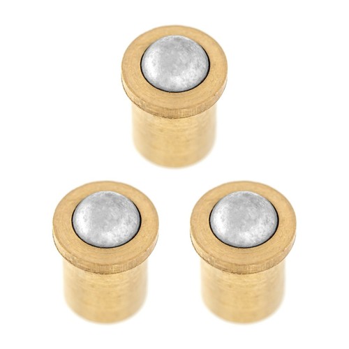3pcs 5mm Brass Ball Catch Latch Spring Button Push Furniture Cabinet ...
