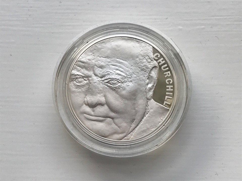 2015 SILVER PROOF PIEDFORT WINSTON CHURCHILL FIVE 5 POUND COIN MINT | eBay