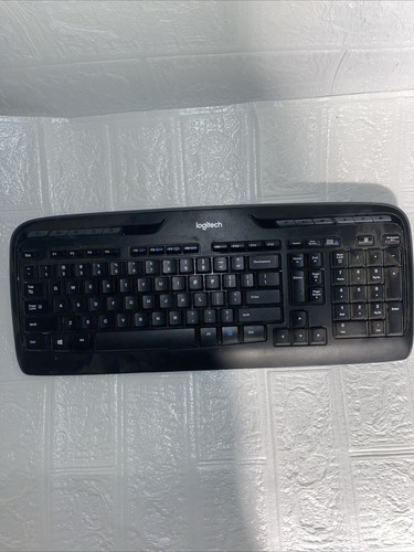 Logitech Wireless Black Keyboard Only No Receiver Y-r0067 Untested for ...