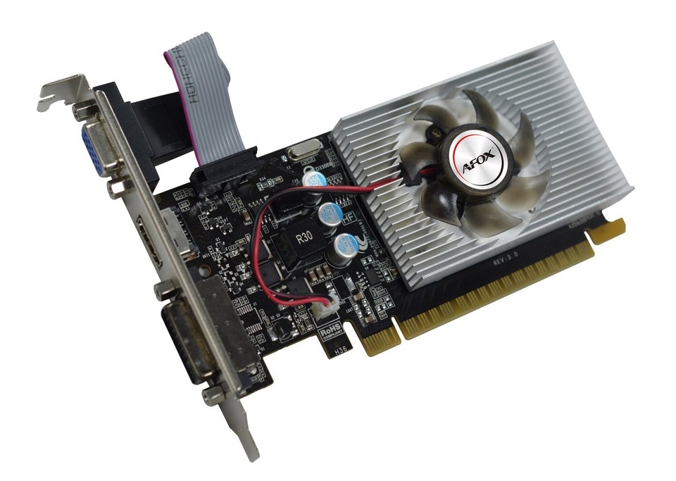 4897033780339 Graphics Card AFOX GeForce GT220 1GB DDR3 AF220-1024D3L2 ...