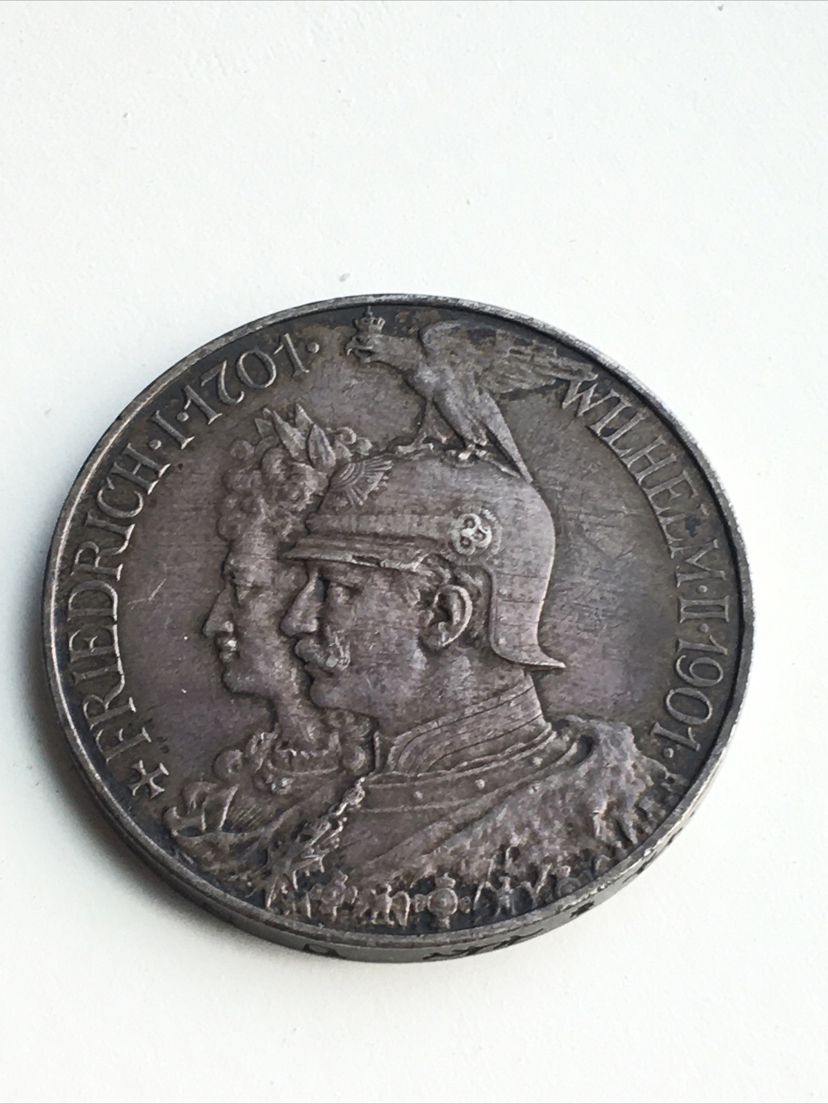 1901 Friedrich I & Wilhelm II Funf Mark (1701-1901) | eBay