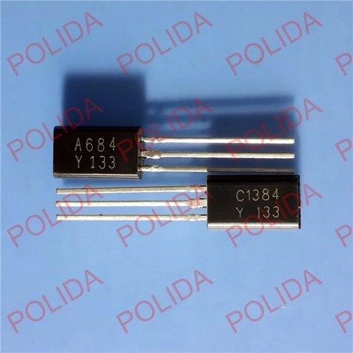 50pair OR 100PCS TOSHIBA TO-92L 2SA684-Y/2SC1384-Y 2SA684/2SC1384 A684 ...