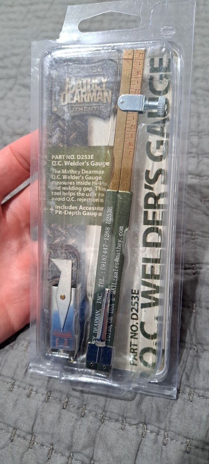 Mathey Dearman D253E Q.c Welder's Gauge Buying 2 Pcs for sale online | eBay