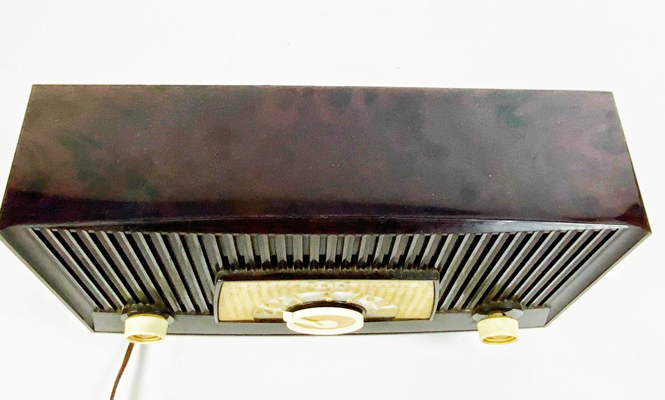 1950's vintage Philco Twin speakers AM radio 54-5256 nice condition | eBay