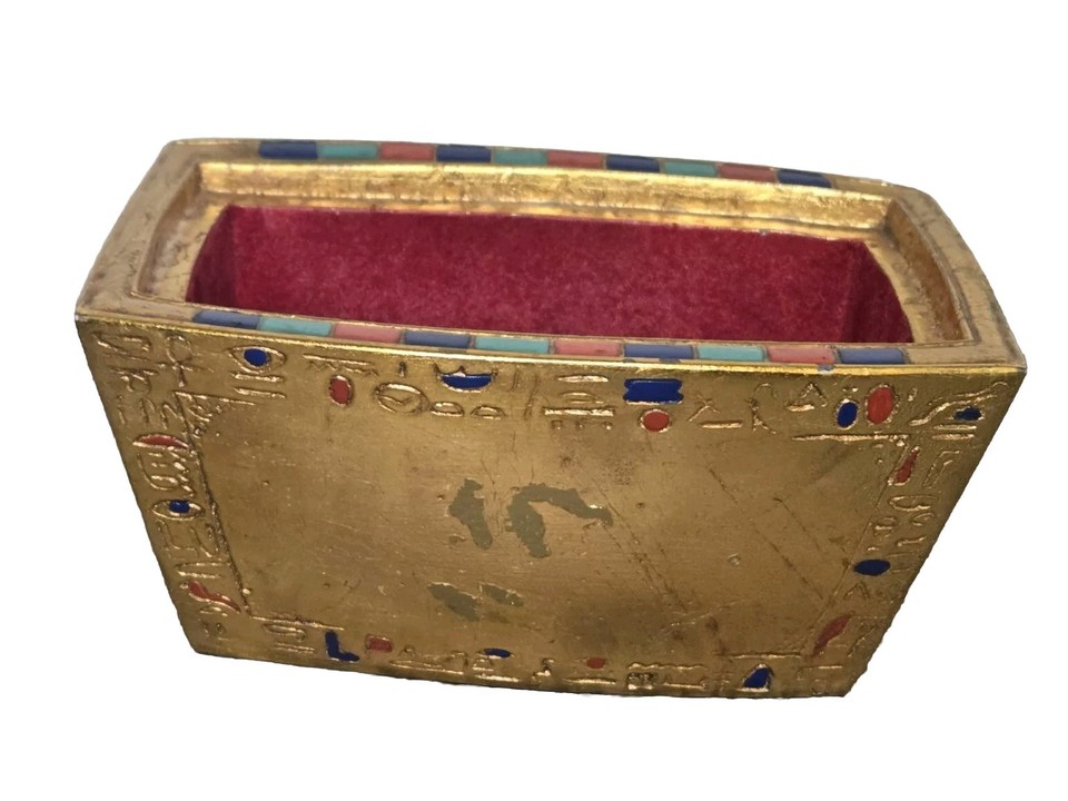 AGI ARTISANS GUILD INTERNATIONAL ANCIENT EGYPTIAN LARGE LIDDED SCARAB ...