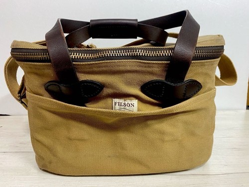 Filson Tin Cloth Soft-Sided Lunch Cooler Bag Tan Discontinued | eBay
