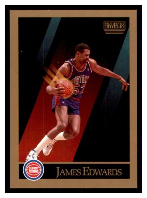 1990 SKYBOX NBA Basketball trading card #85 🏀 JAMES EDWARDS, Detroit ...