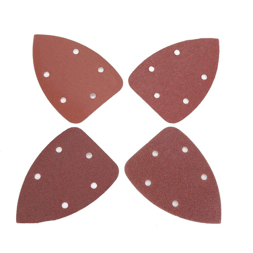 10pcs Universal Fit Palm Sander Pad Triangle Grit Sanding Paper Sheet ...