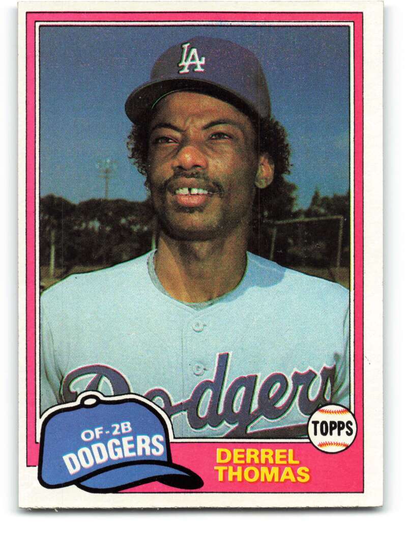 1981 Topps #211 Derrel Thomas NM Near Mint Dodgers | eBay