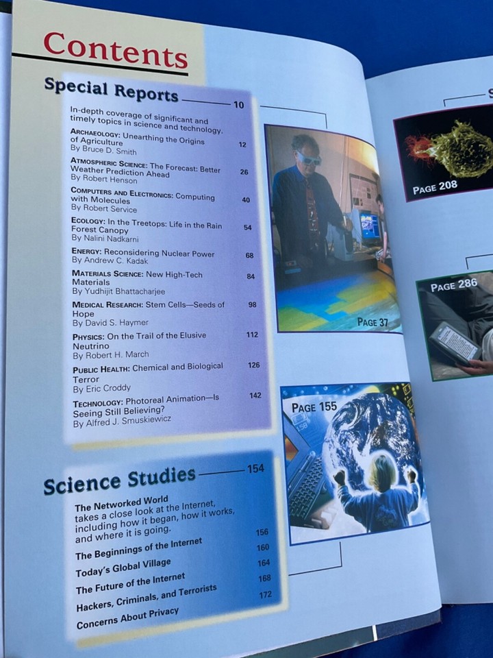 2003 Volume Library SCIENCE ANNUAL Southwestern Book | eBay