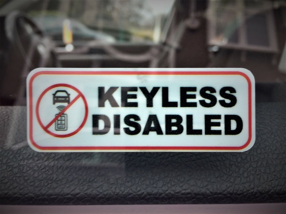 2 x WINDOW WARNING STICKERS INTERNAL GPS TRACKER OBD PORT DISABLED ...