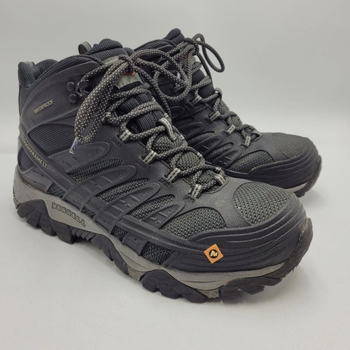 Merrell Moab Velocity Mid Composite Safety Toe Work Boots Mens 9.5 ...