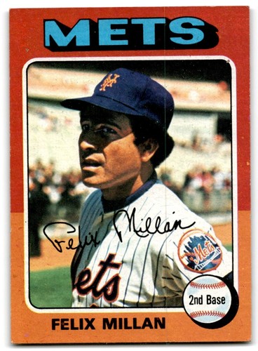 1975 Topps Felix Millan New York Mets #445 | eBay