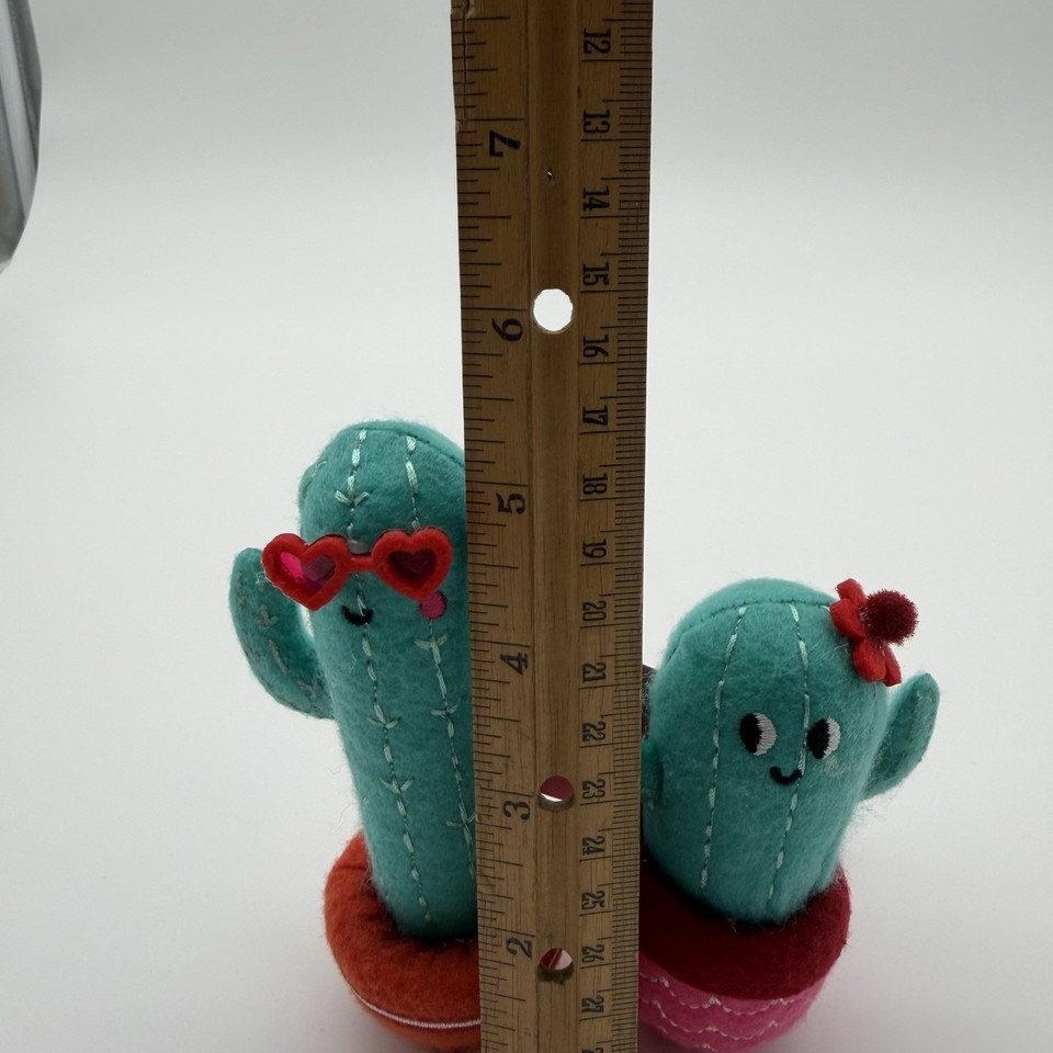 Target Spritz Valentines Day Figurines 2024 Felt Duo Decor NWT Cactus ...