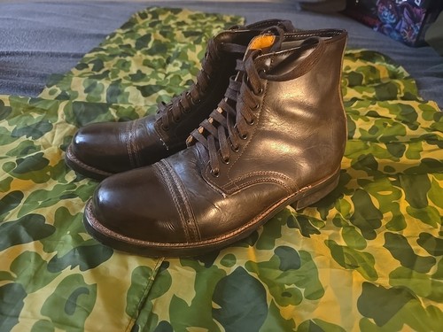 WW2 USMC Service Shoes/Boots SM Wholesale Size 10.5D Excellent ...