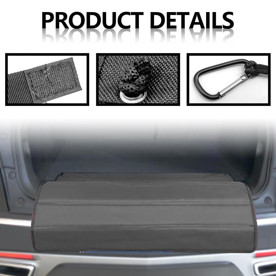 Car Trunk Bumper Guard Mat Rear Bumper Protector 31x 25Inch Universal ...