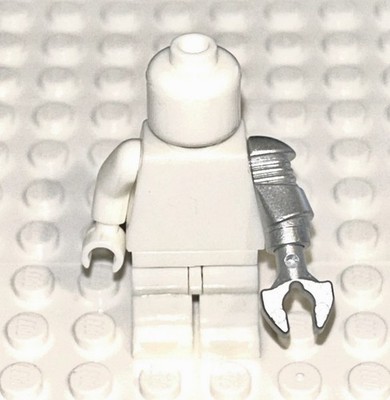 LEGO® Minifig Silver Metallic Robot Arm & Claw Cyborg Super Heroes RARE ...