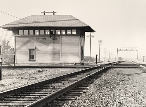 Colton Tower Santa Fe Railway ATSF Colton CA 1971 Photograph 8x10 ...