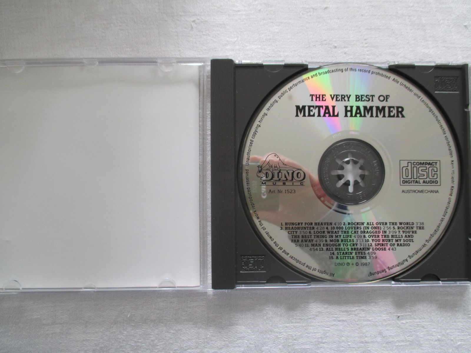 The very best of Metal Hammer - CD Dino Music WEST GERMANY INTERPRESS ...