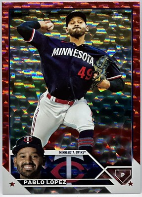 2023 Topps Update PABLO LOPEZ RED FOILBOARD /199 TWINS | eBay