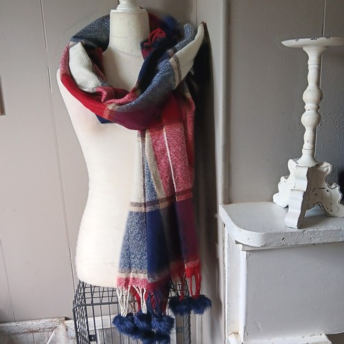 NWT LOFT Plaid Shawl Wrap Size OS | eBay