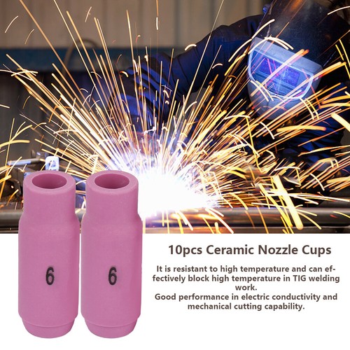 10pcs 10N49 Cup Electrically Conductive Ceramic Nozzle Cups for TIG ...