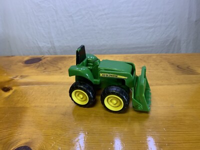 John Deere Sandbox Toy Front Loader Truck Tractor Green Plastic 35874 ...