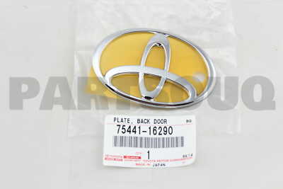 7544116290 Genuine Toyota EMBLEM, BACK DOOR, NO.1 75441-16290 | eBay