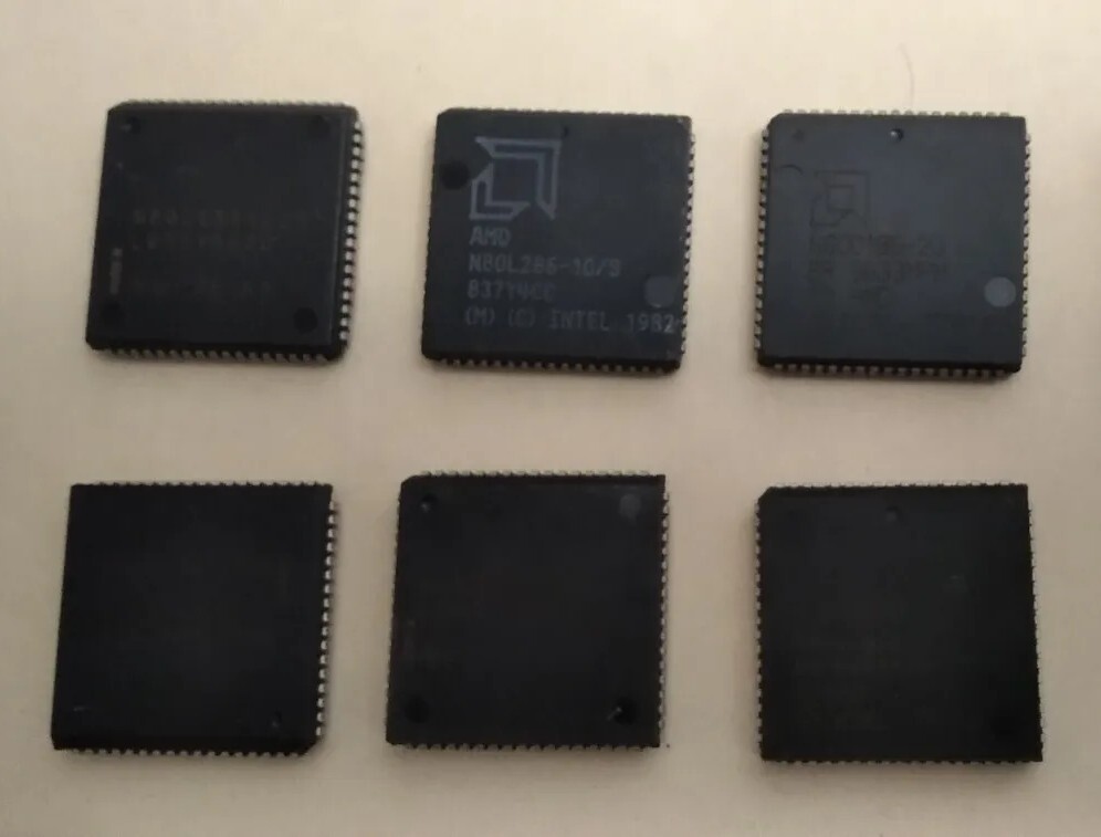 6 PCS VINTAGE Original Intel/AMD 80286, 80186, 80188 CPU | eBay