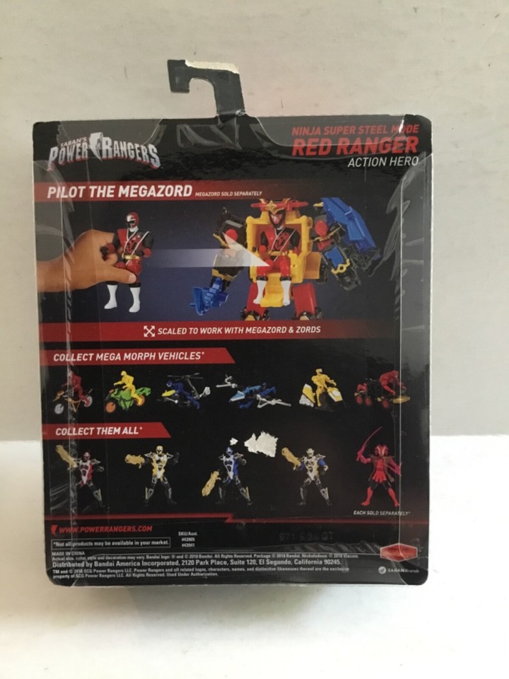 Power Rangers Super Ninja Steel Evil Red Ranger | eBay