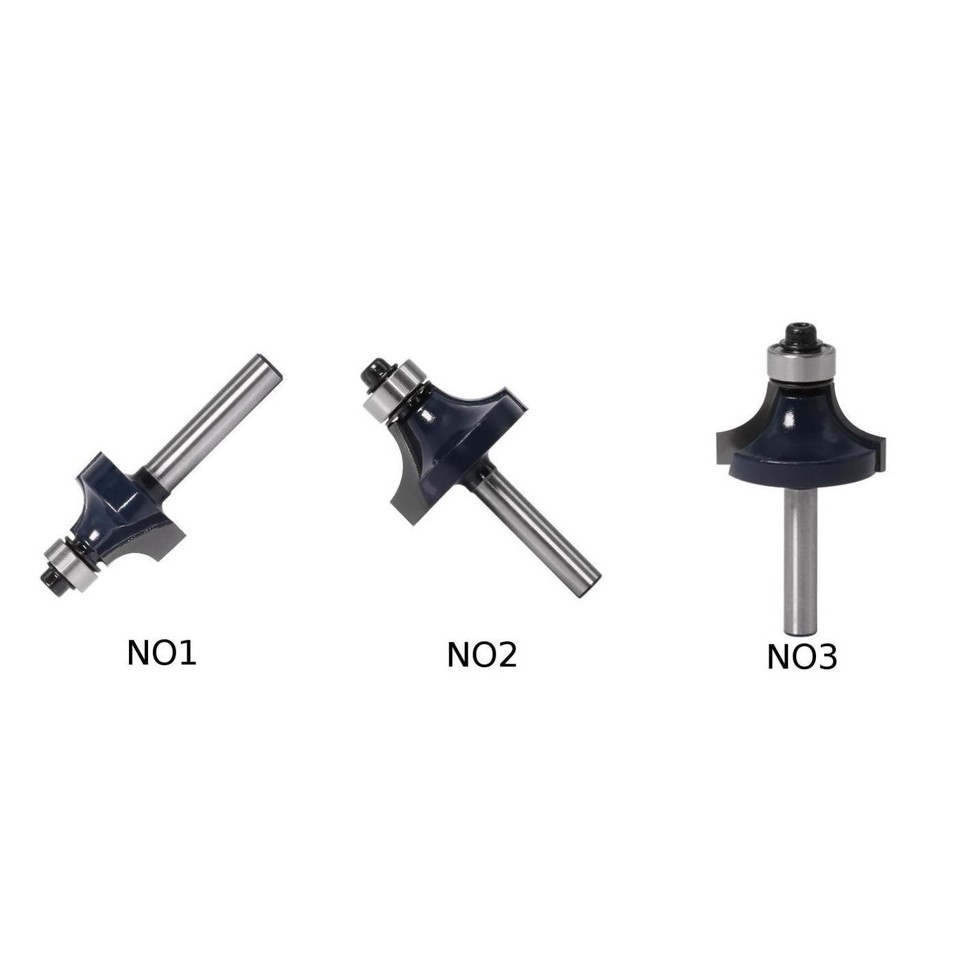 1/4 Shank Router Bit with Bearing for Rounding Edges on Various Wood ...