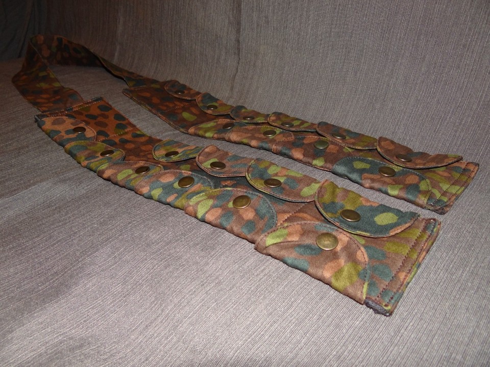 WW2 WWII German Fallschirmjager Paratrooper Bandoleer Bandolier CAMO ...