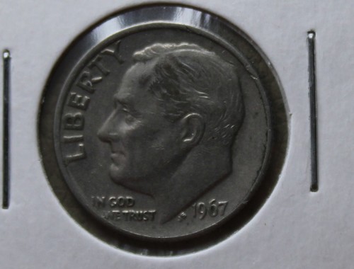 * USA 1967 ROOSEVELT DIME CIRCULATED #TBF38 | eBay