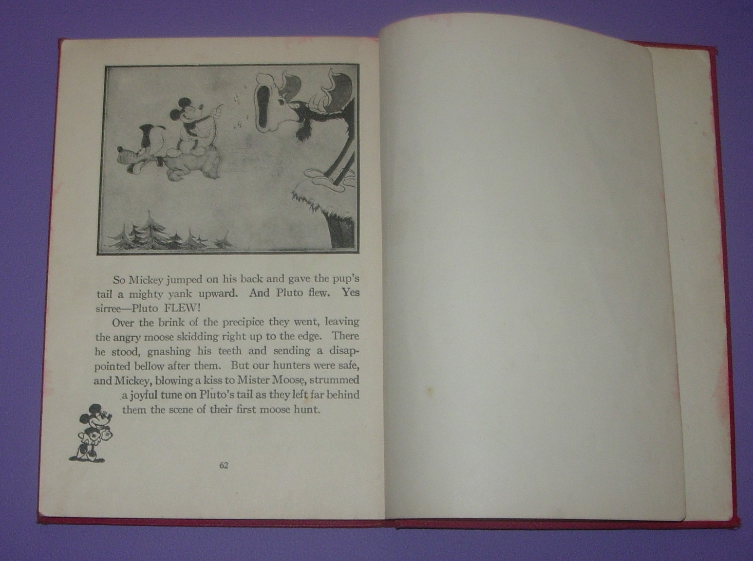 WALT DISNEY'S MICKEY MOUSE STORIES BOOK 2 1934 HARD COVER CASTAWAY ...