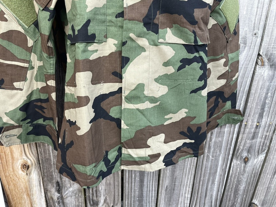 Modified BDU M81 Woodland Small Reg W/VELCRO RAID MOD MILSIM SEAL READ ...