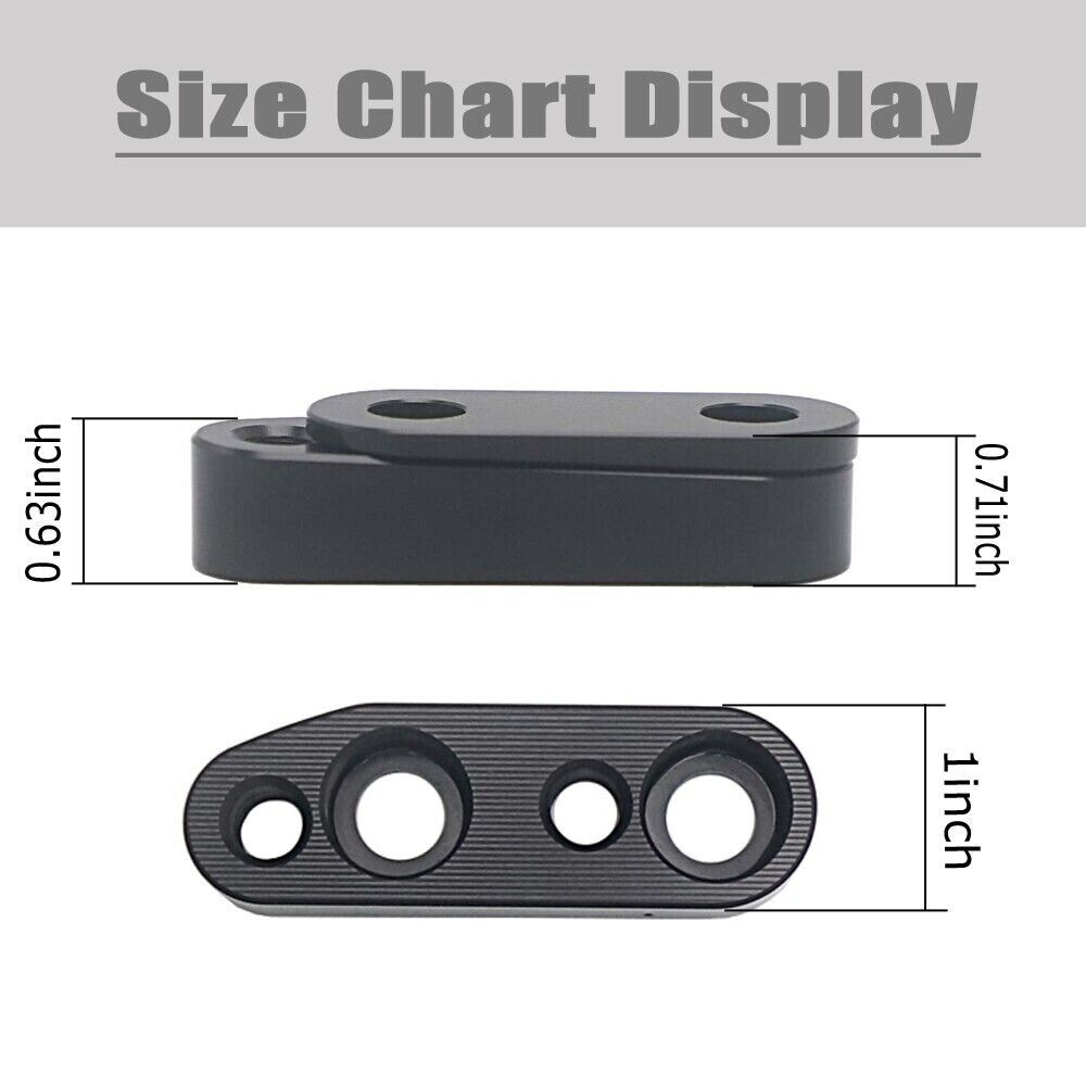 Handlebar Mount Clamps Risers Adapter For Honda 2001-2017 Goldwing GL ...