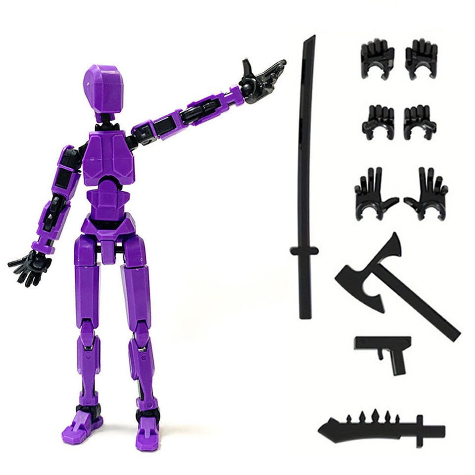 3D Multi-jointed Figures Robot T13 Titan 13 Action Figure Nova N13 ...