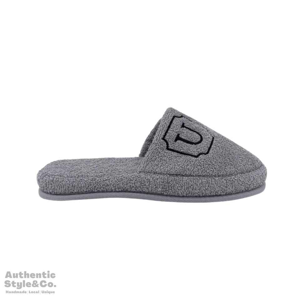 Unisex Personalized Terry Cloth Slippers, Women's Slippers, Monogrammed ...