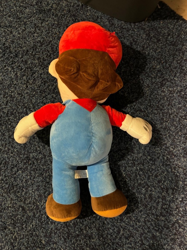 Nintendo SUPER MARIO Large 24" Plush Toy Doll MARIO | eBay
