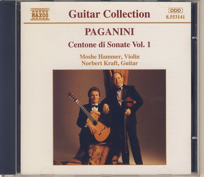Paganini - Moshe Hammer, Norbert Kraft: Centone di Sonate, Vol.1 Like ...