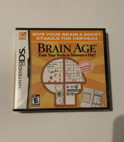 Brain Age: Train Your Brain in Minutes a Day (Nintendo DS 2006) Brand ...