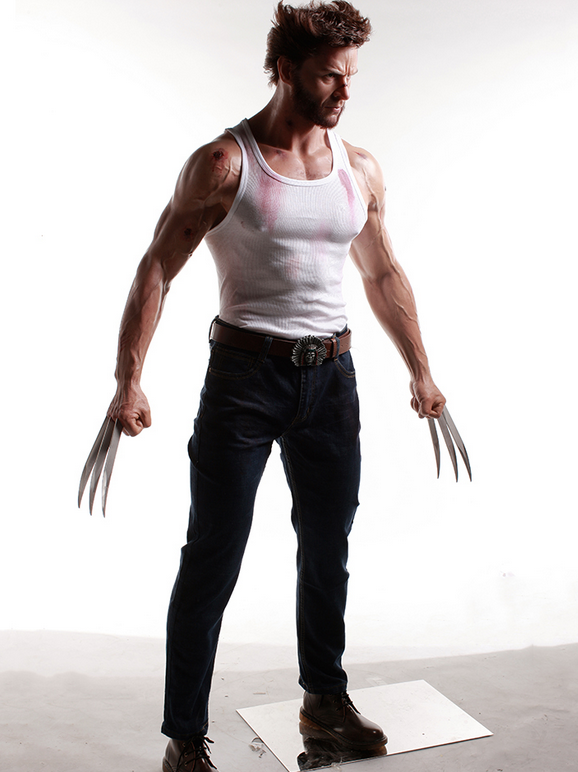 Life Size Wolverine Xmen Movie Star Wax Statue Realistic Prop Display ...