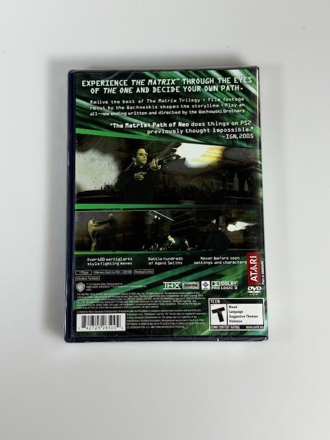 Matrix: Path of Neo PlayStation 2 PS2 *BRAND NEW/FACTORY SEALED*E ...